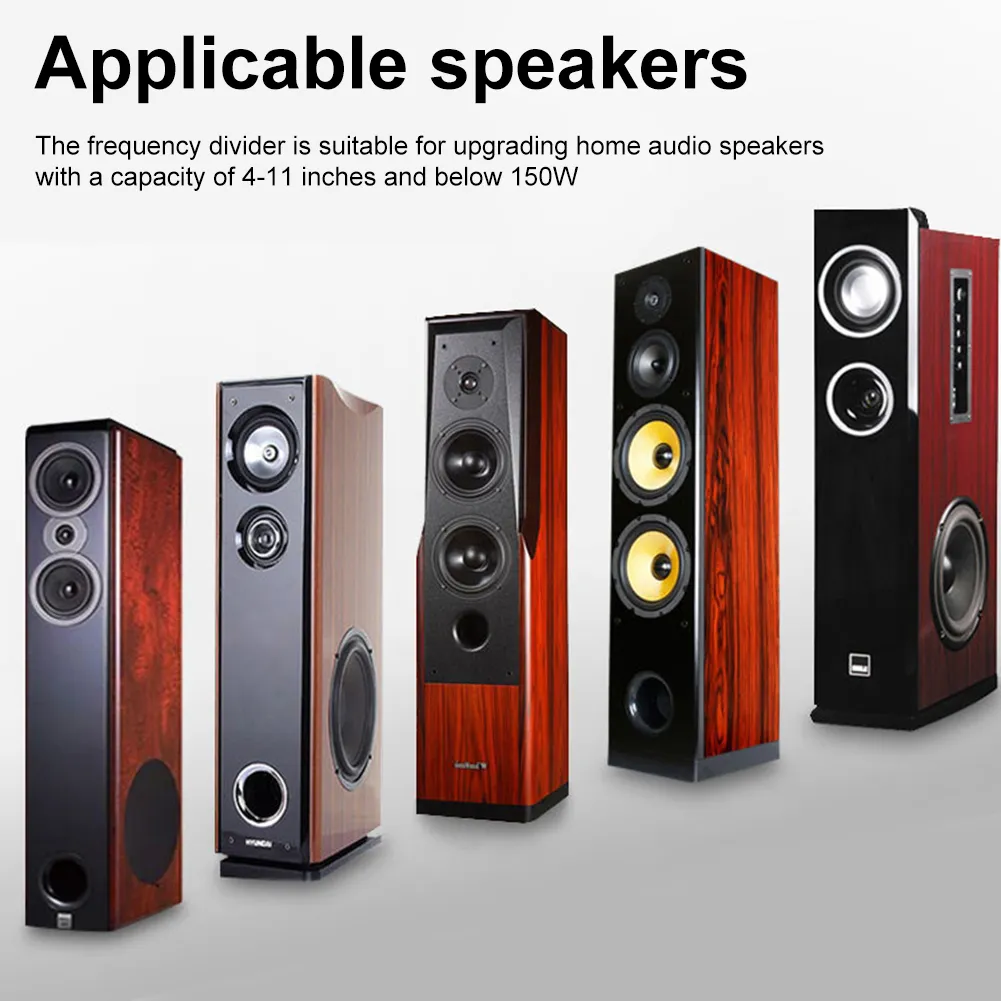 Home Bass Speaker: 3 Way Audio Crossover Circuit, 150W Treble Midrange Bass Frequency Divider ...