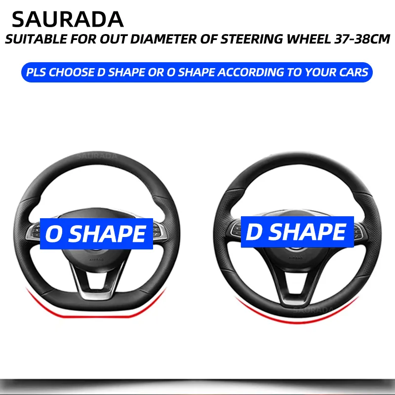 DHgate.com:Black Leather Steering Wheel Cover for Suzuki Swift 2005 ...