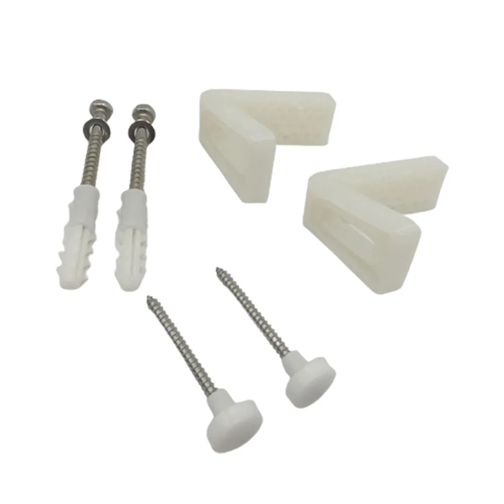 Bathroom Pan Bidet Fixing Kit Metal and Plastic L-type Toilet Seat ...
