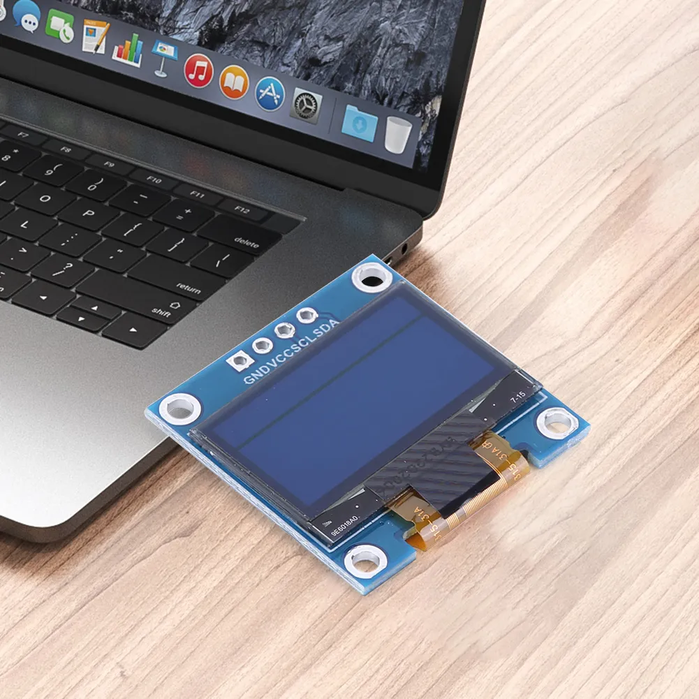 DHgate.com:Upgraded 0.96 Serial Port OLED Module, IIC 3.3-5V SSD1315 Driver, White/Blue/Yellow ...