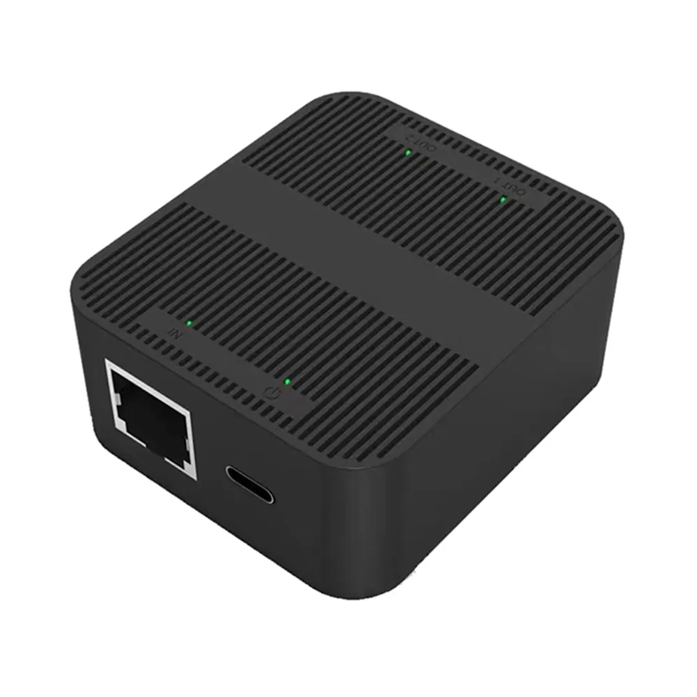 Gigabit Network Switch 1 to 2 RJ45 Port External Ethernet Switch ...