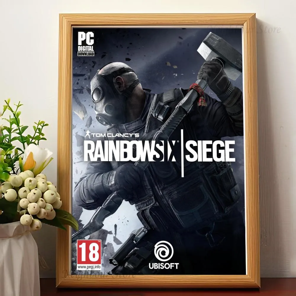 Wholesale Tom Clancy's Rainbow Six Siege Game Poster Stickers Kawaii HD ...