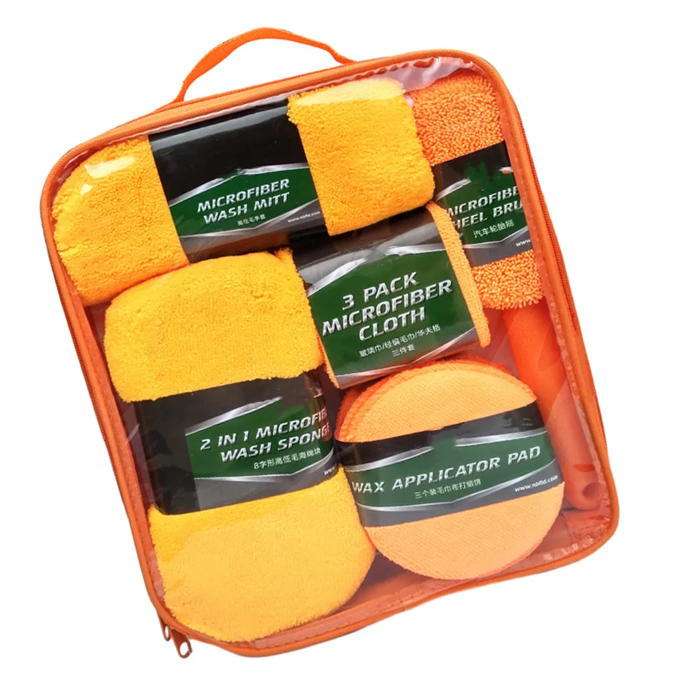 DHgate.com:9-Piece Polyester Car Wash Cleaning Kit: Premium Auto ...