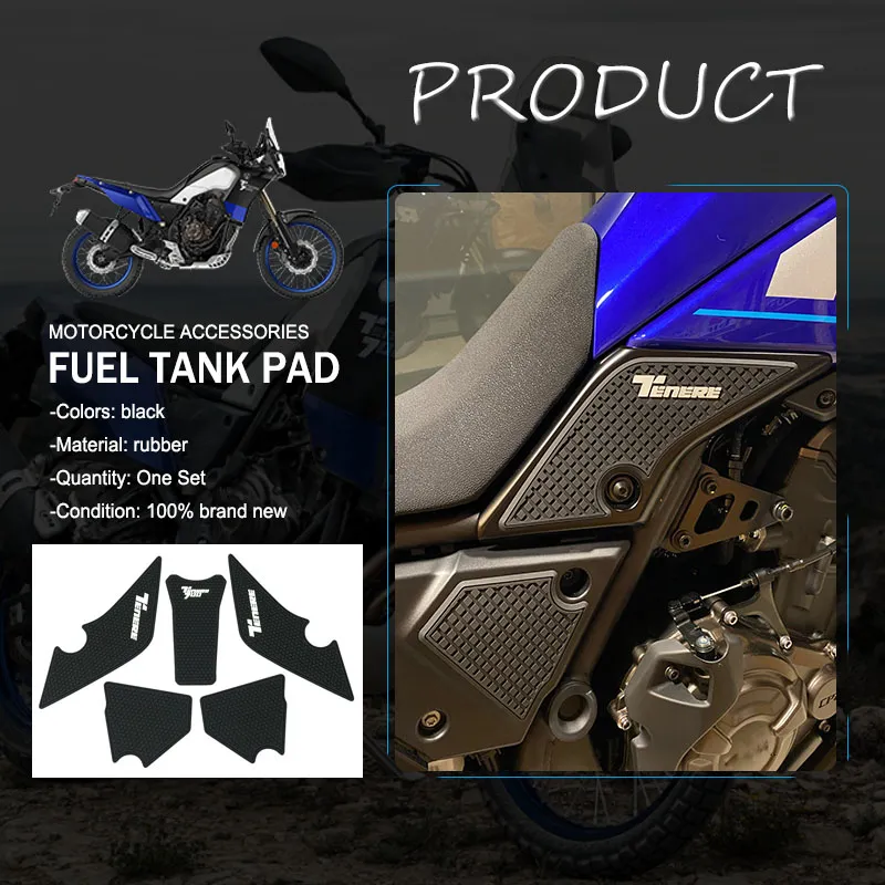 Sticker Anti Slip Fuel Tank Pad Side Gas Knee Grip for Yamaha Tenere ...