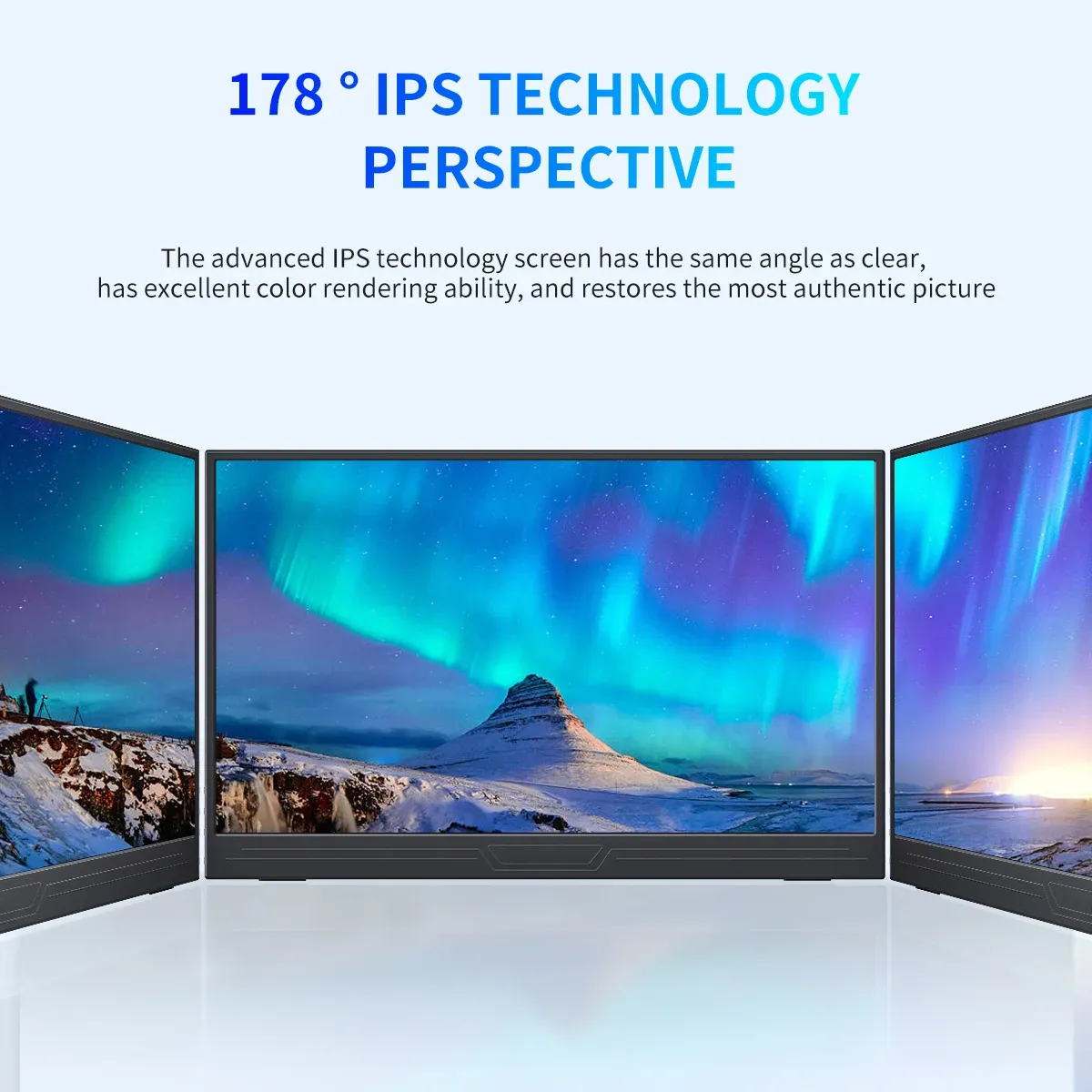 6 Inch Full HD IPS Portable Monitor 60/144Hz 100% sRGB Second Display ...