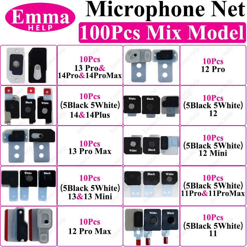 DHgate.com:140-Pack Black Microphone Mesh for iPhones - Anti-Dust Mesh ...