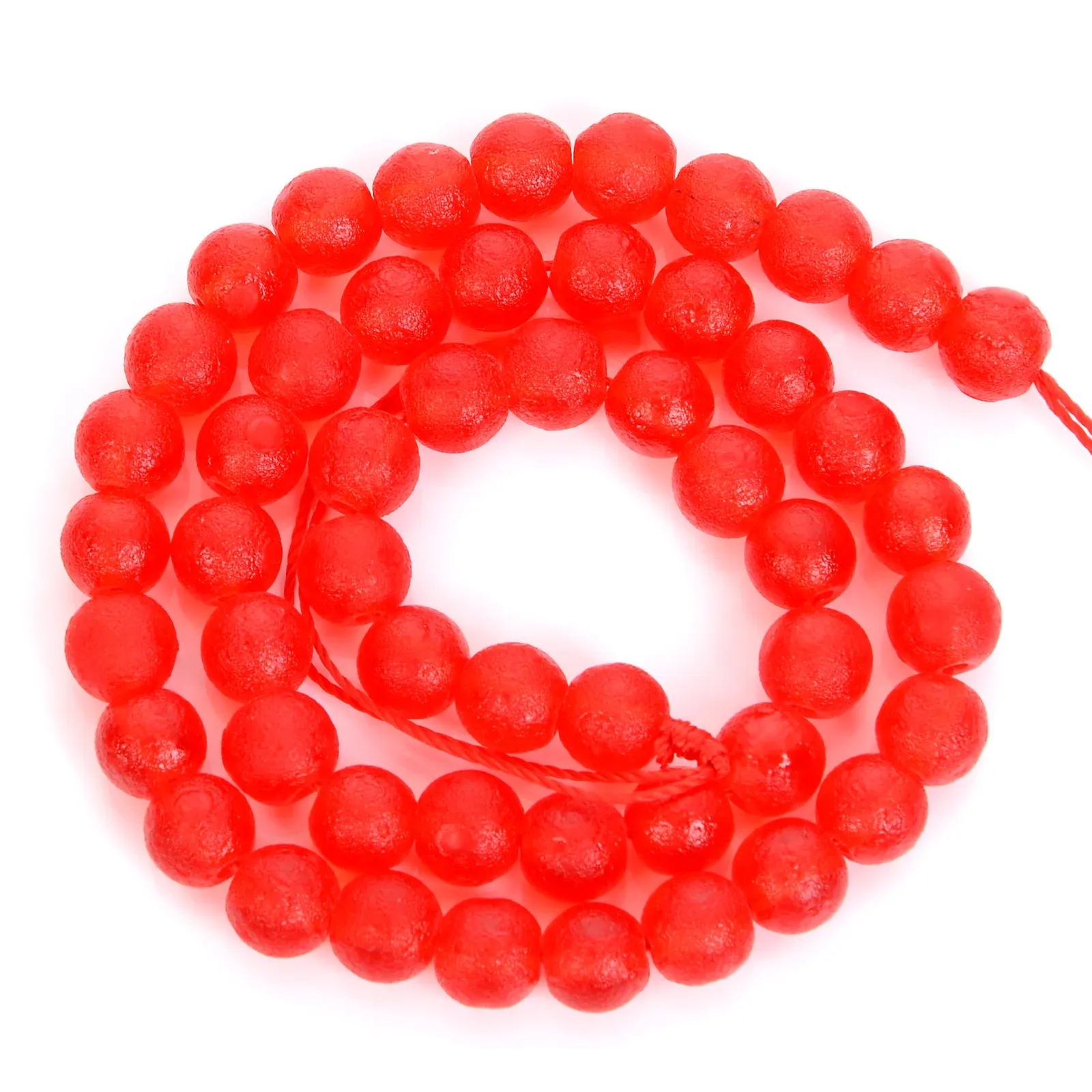 Natural Red Moldavite Bead Luminous Stone Wholesale Charm for Jewelry Making DIY Necklace Bracelet Accessory