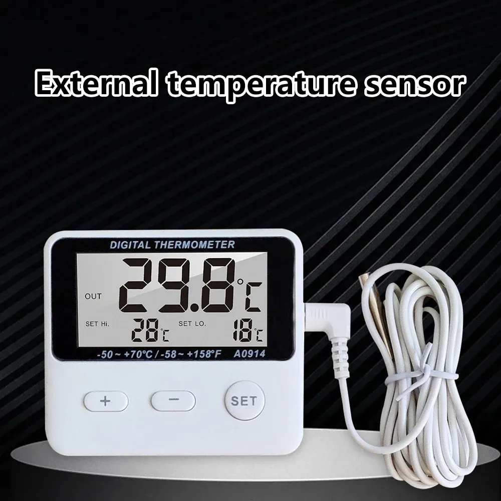 DHgate.com:2024 LCD Digital Thermometer with Probe Sensor, Waterproof ...