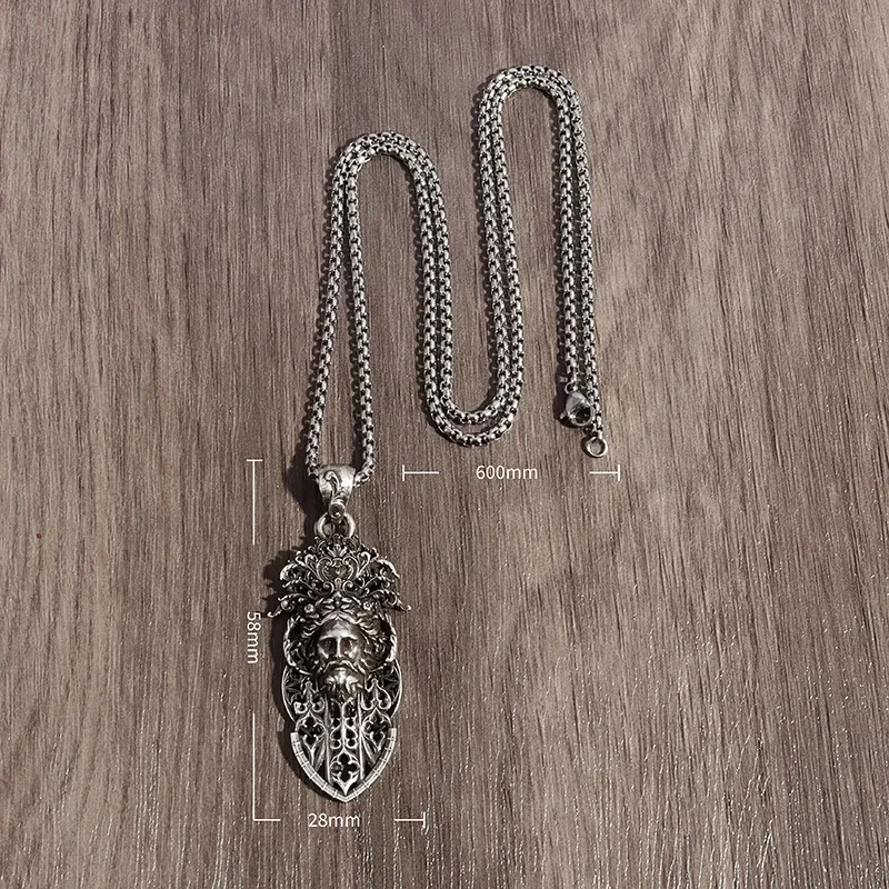 Vintage Greek Zeus Pendant Necklace | High Quality Mythology Amulet ...