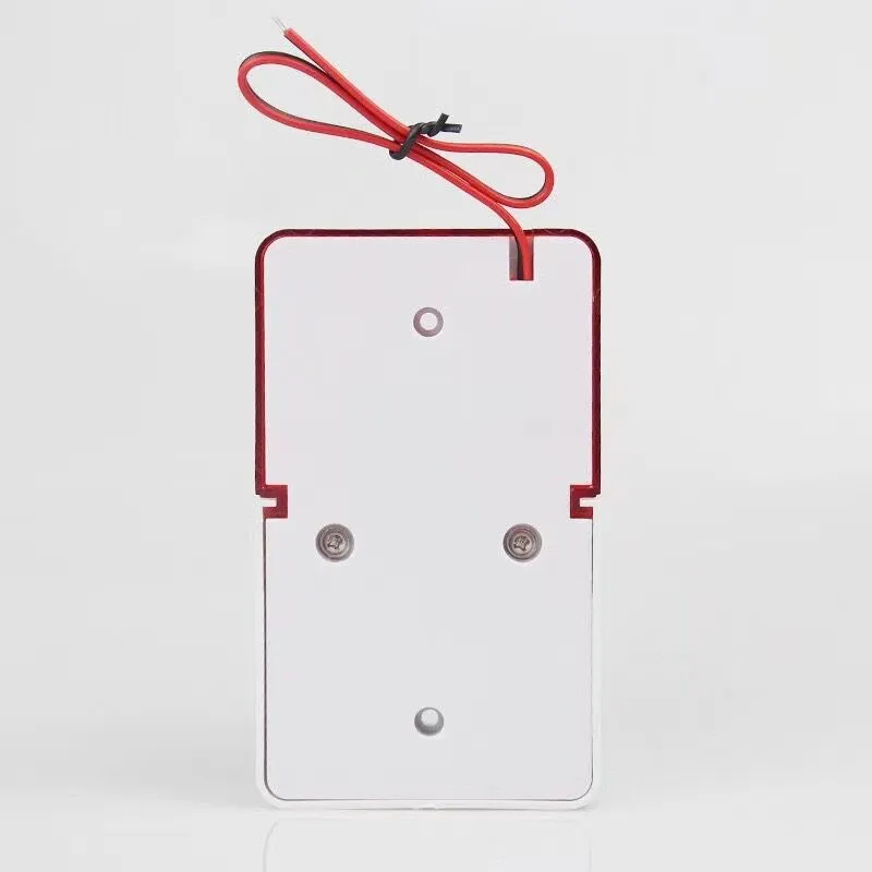 2024Indoor Wired Strobe Siren Alarm, DC 12V/24V AC 220V Sound & Red ...