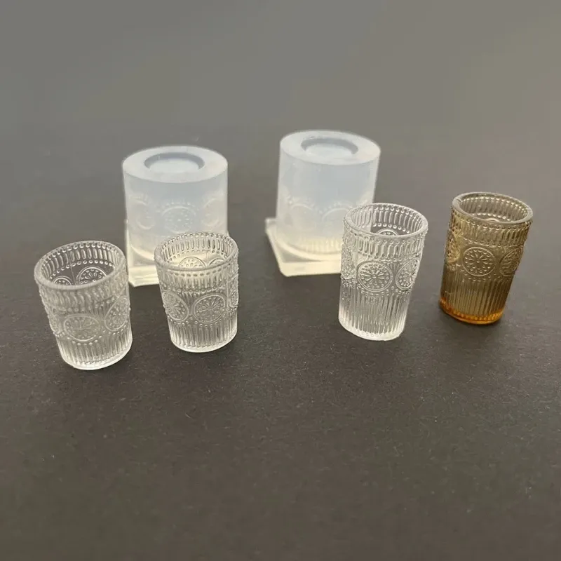 Mini Sun Flower Cup UV Crystal Gel Mold DIY Tableware Dollhouse ...