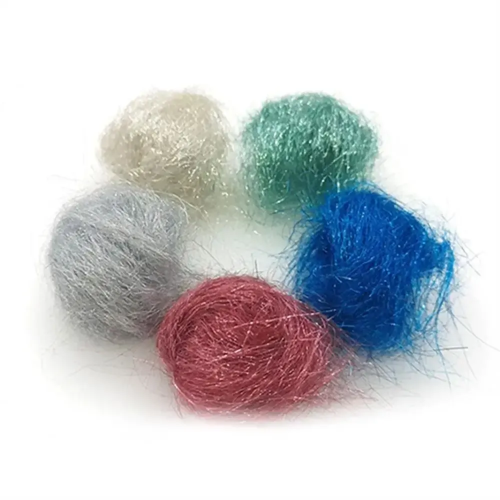 DHgate.com:8cm Ice Dubbing Fibers Synthetic Streamer Flash Baitfish Fly ...