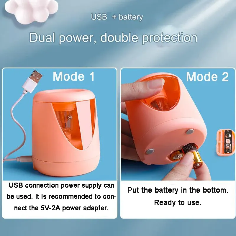 Safe and Easy-Clean Electric pencil and sharpener for Kids ...