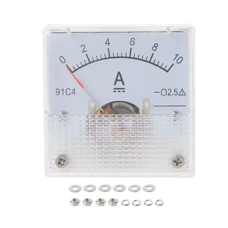 91C4 Ammeter For DC Analog Current Meter Panel... From Ddmyperfect, $13 ...