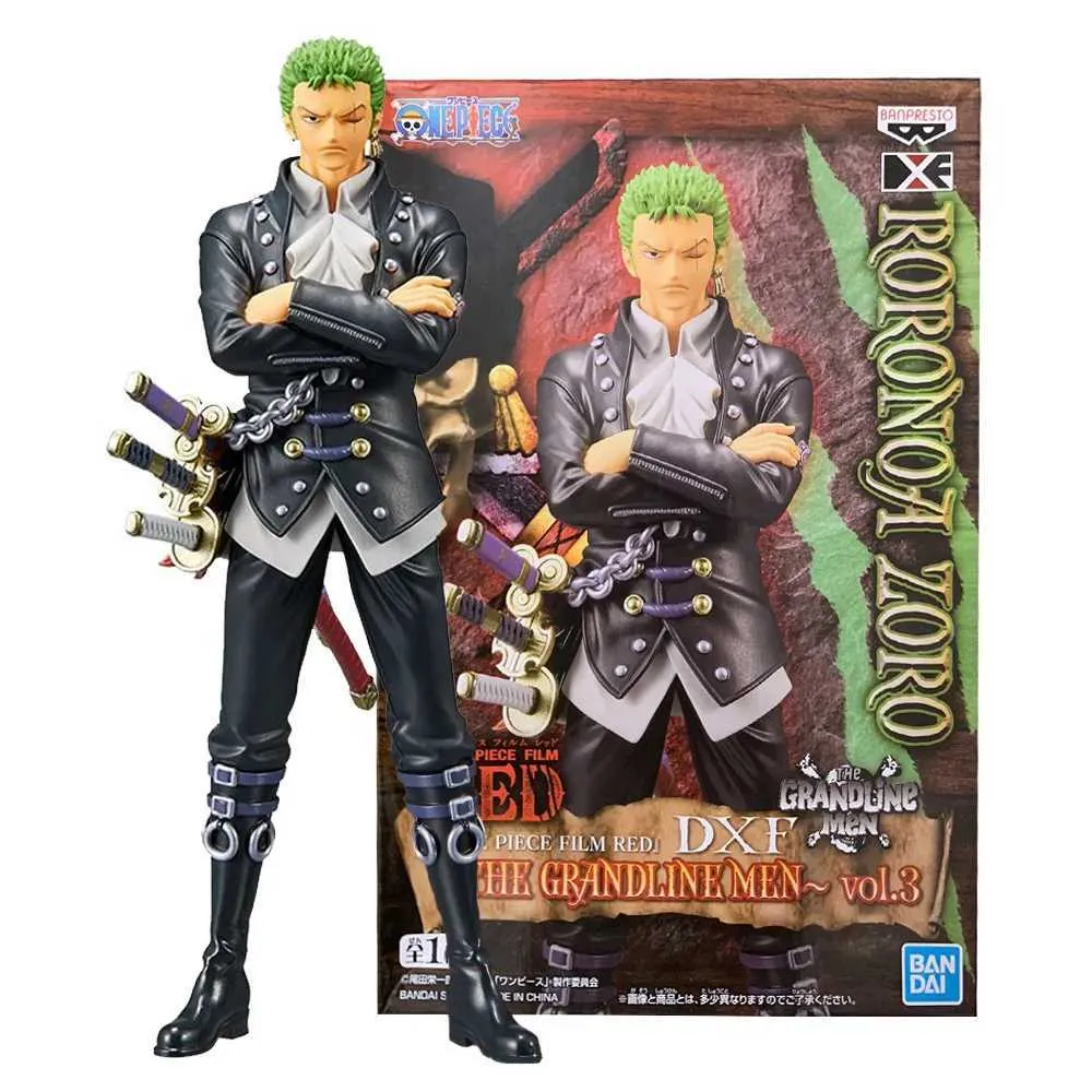 Roronoa Zoro Movie Red Line Black Man Aciton Character Monkey D. Luffy ...
