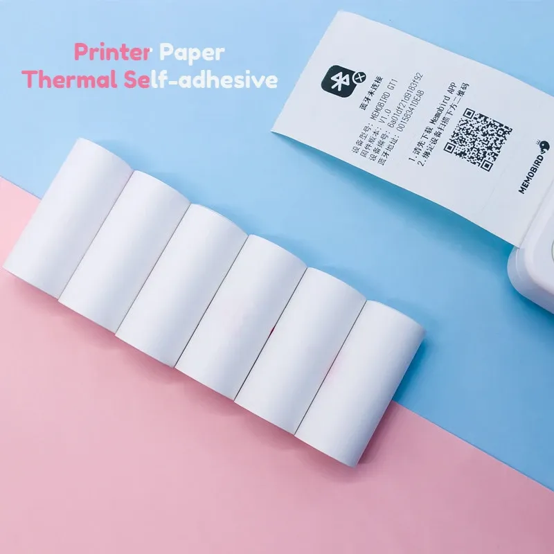 DHgate.com:57MM Rolls Mini Printer Thermal Paper Label Sticker Colorful ...