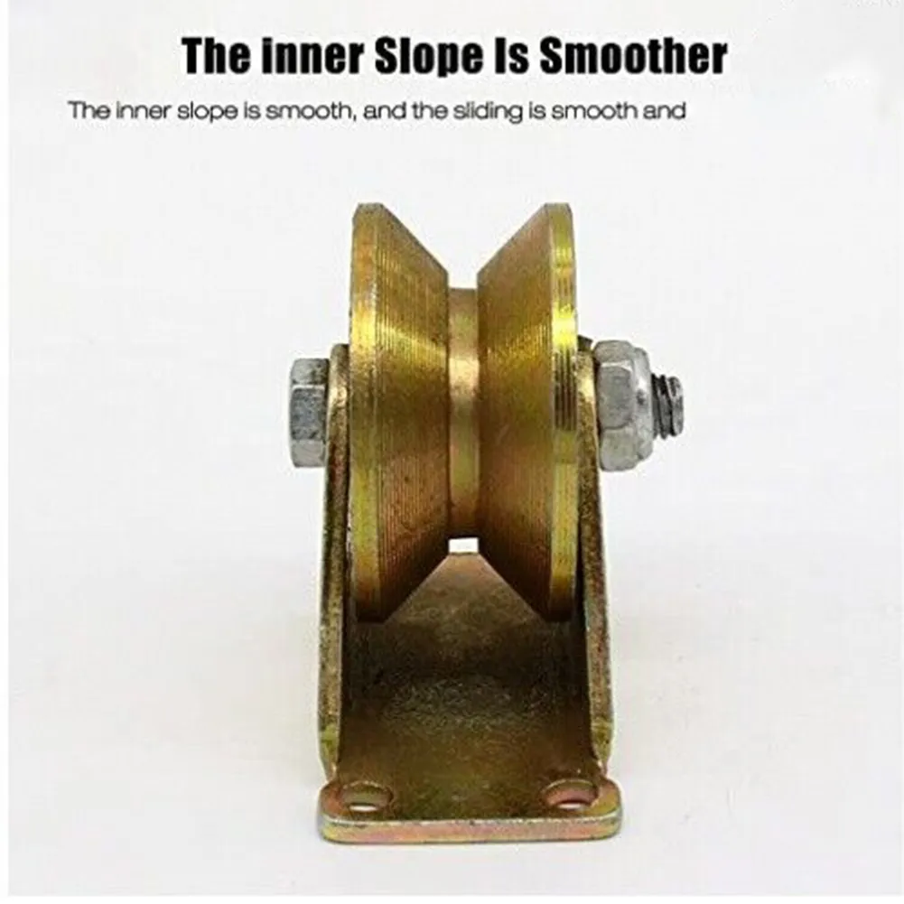 Sliding Door Pulley V Groove Wheel Heavy Duty Rigid Caster for Inverted ...