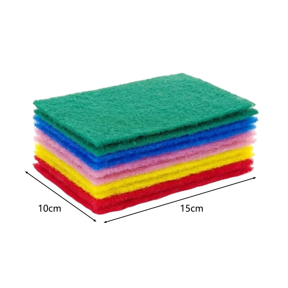 Dish Scrubber Sponge Set - Double-Sided Kitchen Cleaning Pads for ...