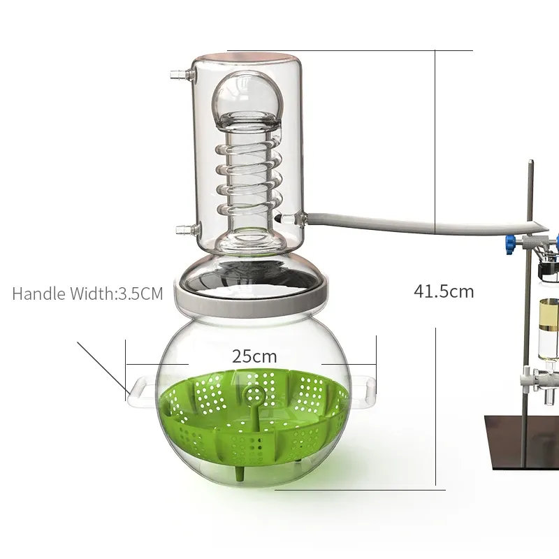 DHgate.com:HOOLOO Mini Glass Distiller with Stainless Steel Lid ...