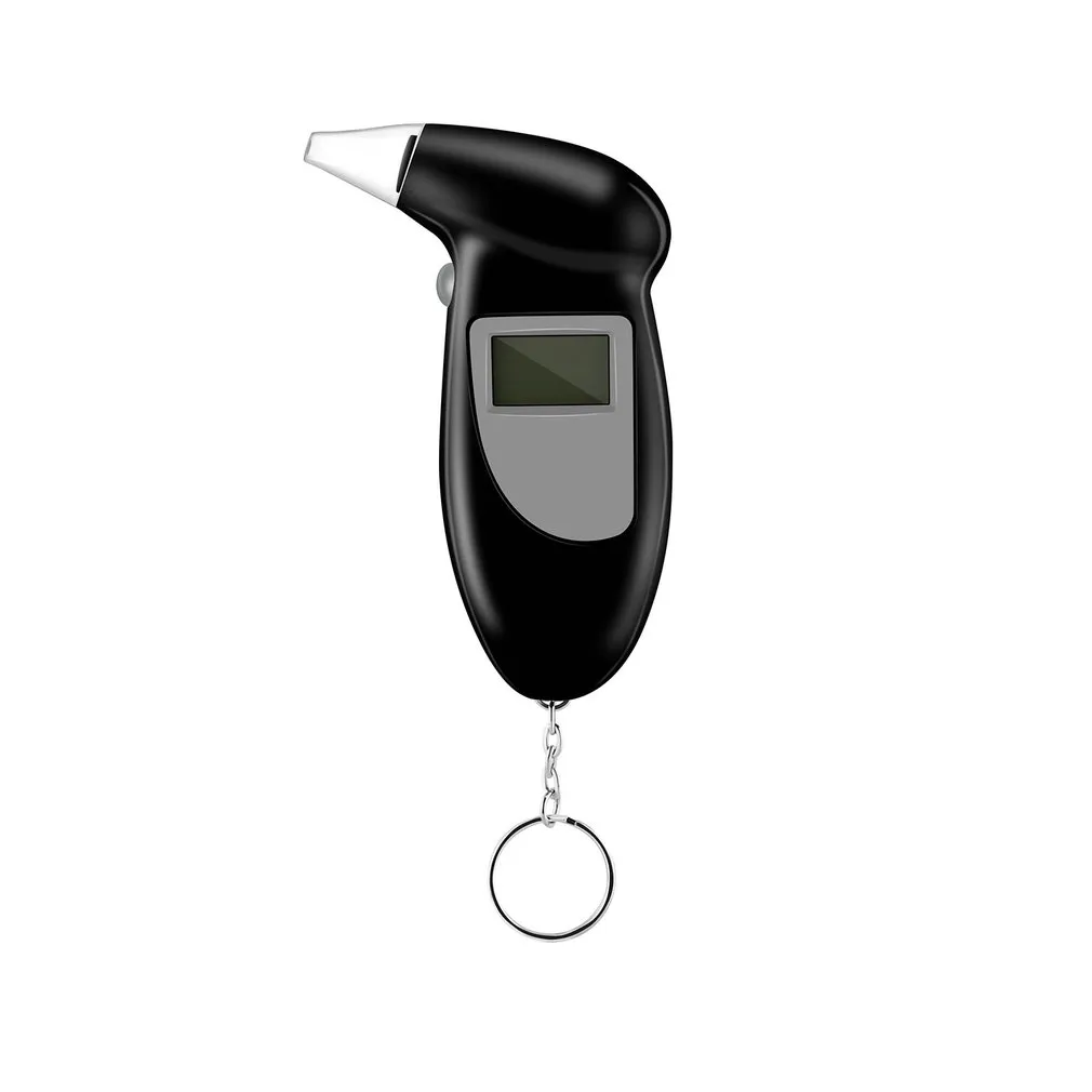 Digital Alcohol Breathalyzer Keychain with LCD Display Handheld Alcohol ...