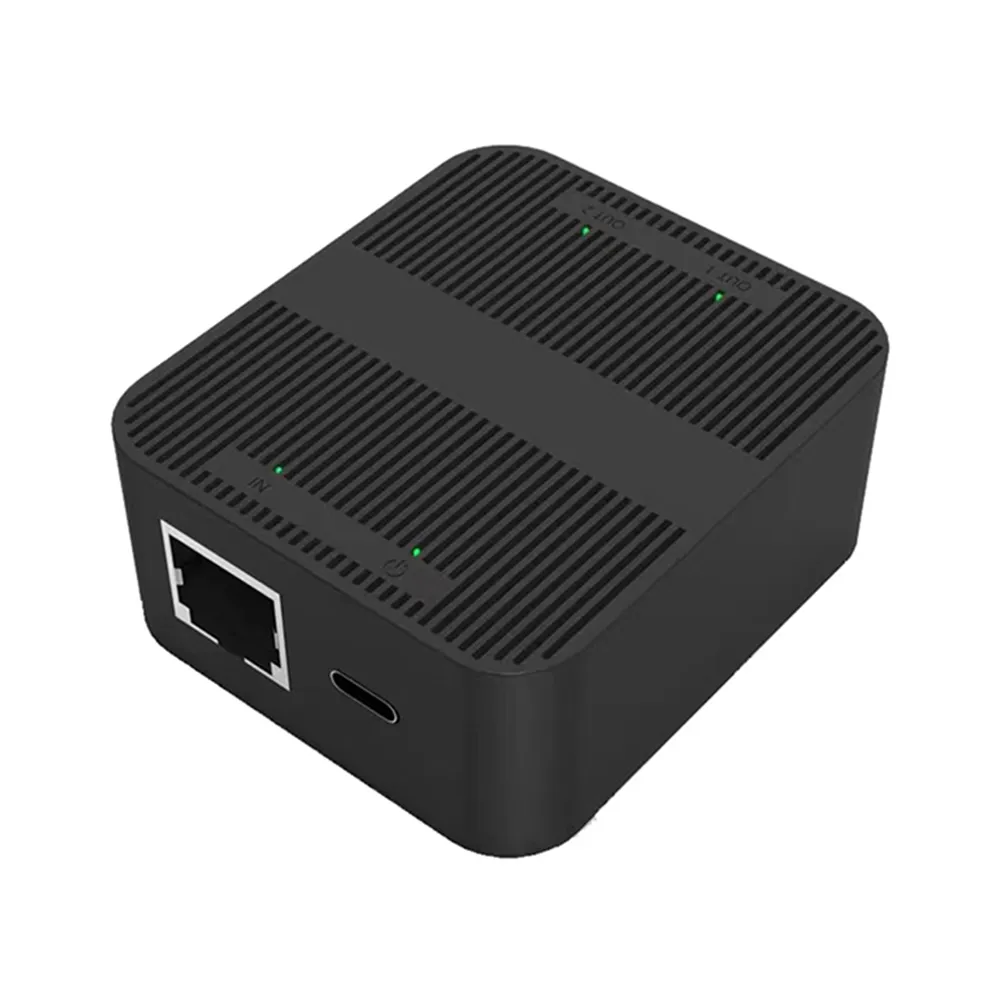 2-Port RJ45 Network Switch | Splitter | Extender | 100Mbps Dual Port ...
