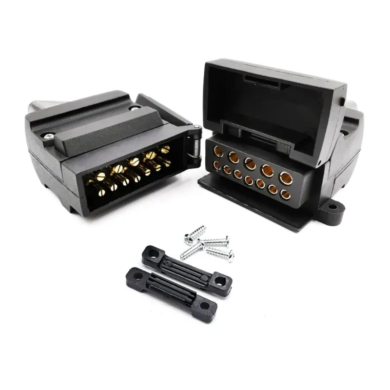 DHgate.com:12 Pin Flat Trailer Plug Socket Male Female Connector ...