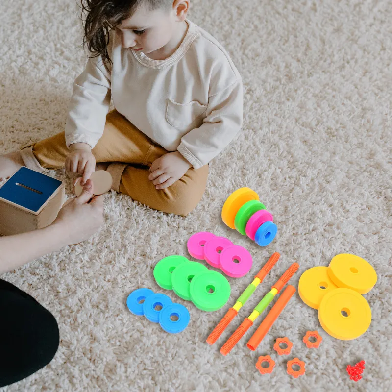 Kids Workout Set - Adjustable Dumbbells for Children & Women, Exercise ...