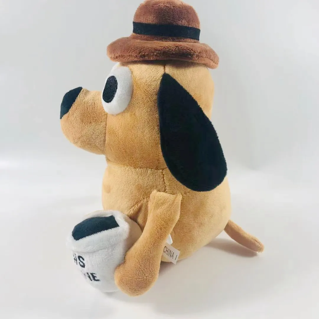 This Is Fine Meme Coffee Dog Plush Toy Soft Stuffed... From Ddmydec ...