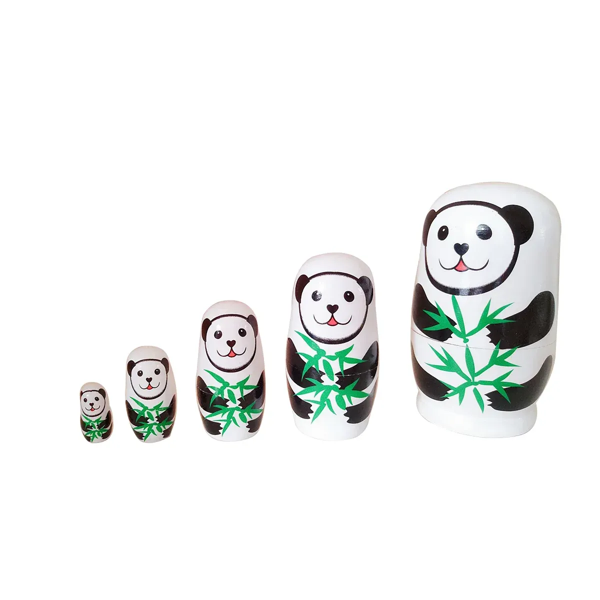 DHgate.com:Handmade Wooden Russian Nesting Dolls 5Pcs, Traditional ...