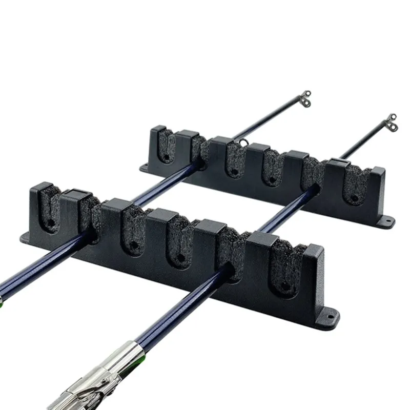 Fishing Rod Rack Pole Holder Garage Wall Mount Stand Foam Inserts ...