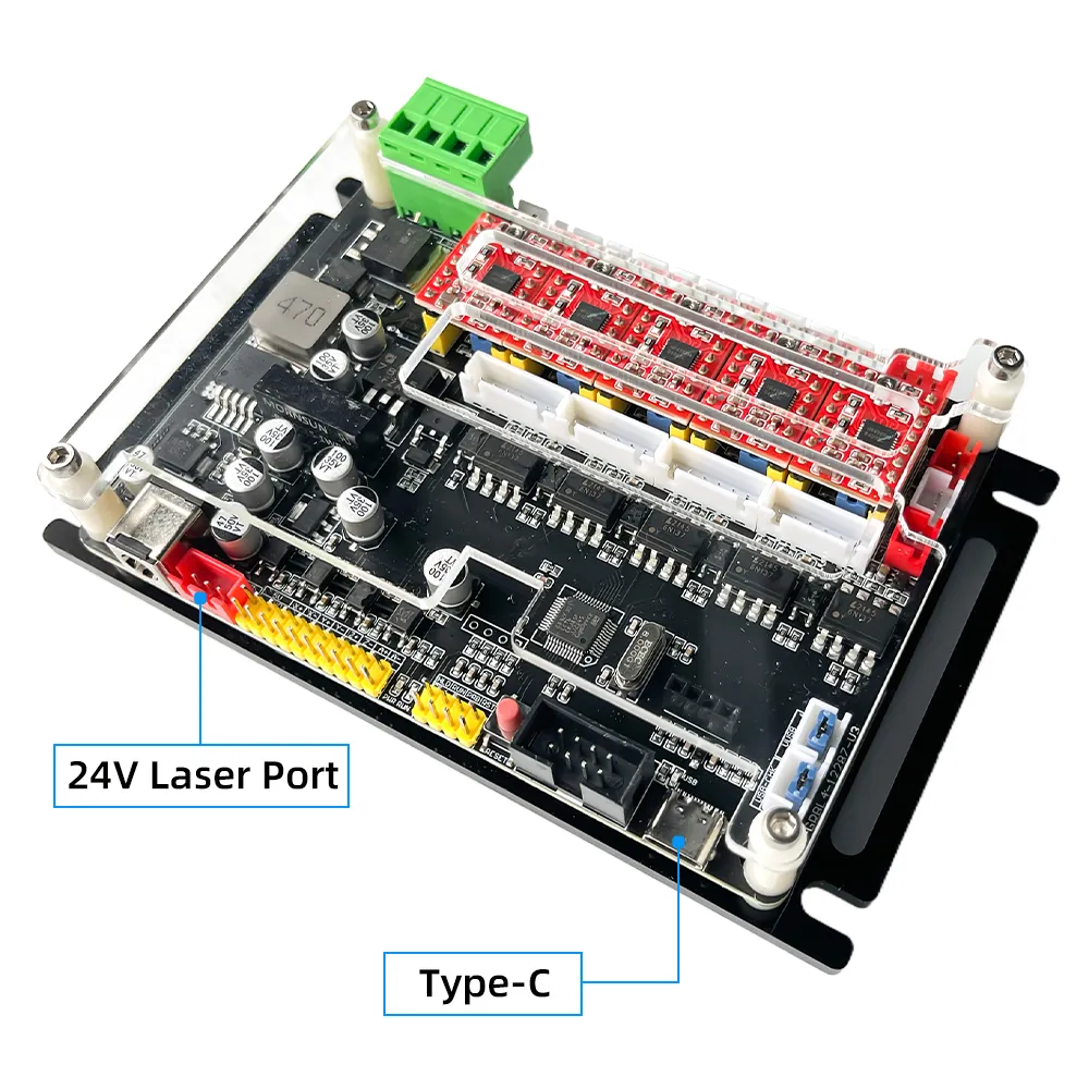 32bit GRBL Offline Controller 4 Axis Control Board with A4988/8825 ...