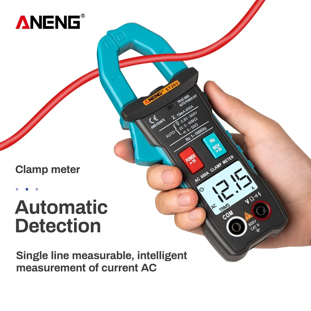 DHgate.com:ANENG ST203 4000 Counts True RMS Digital Clamp Meter ...