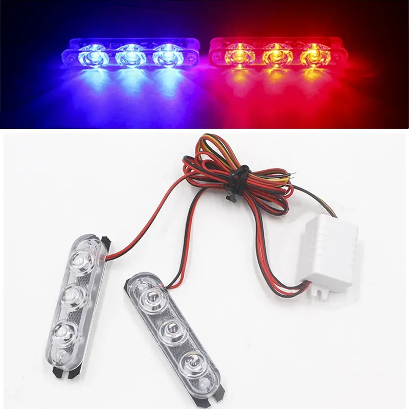 DHgate.com:3-LED Police Car Motorcycle Emergency Warning Strobe Light ...