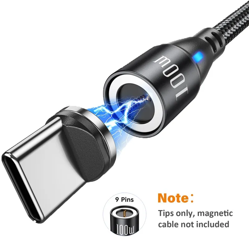 9pin Magnetic Tips for AUFU Magnetic Type C and Micro USB Cable ...