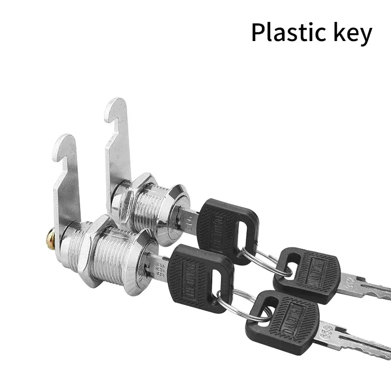 5-Pack Two-Sided Keyed Cabinet Cam Lock Set with Cylinder Diameter 16MM ...