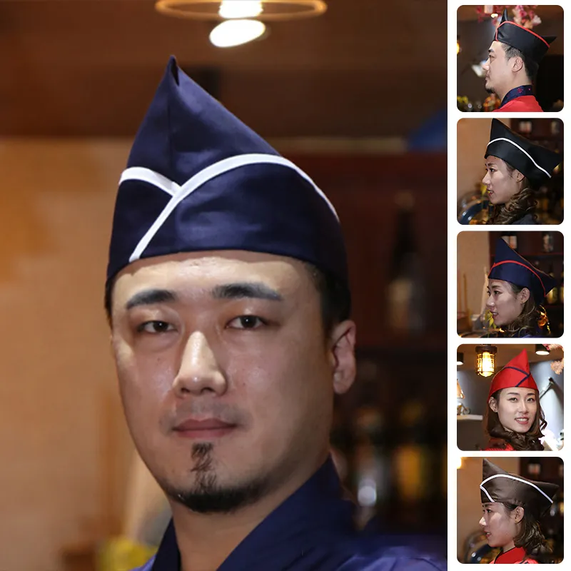 Japanese Chef Restaurant Sushi Boat Cap Men Women Cuisine Chef Hat ...