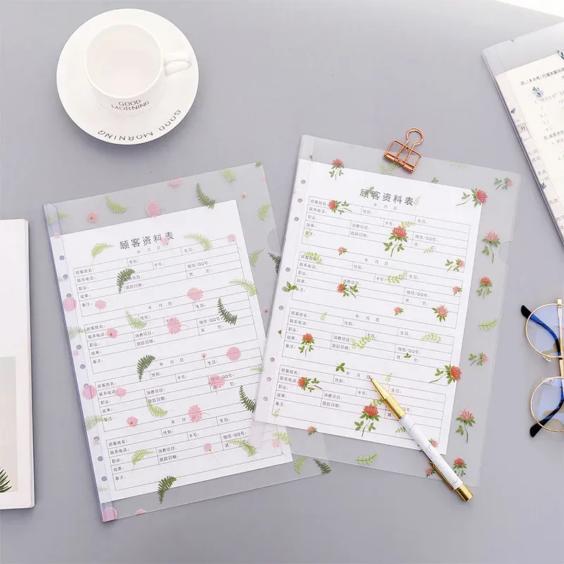 DHgate.com:Clear PVC A4 Binder Pockets, Zipper Folders for Documents ...