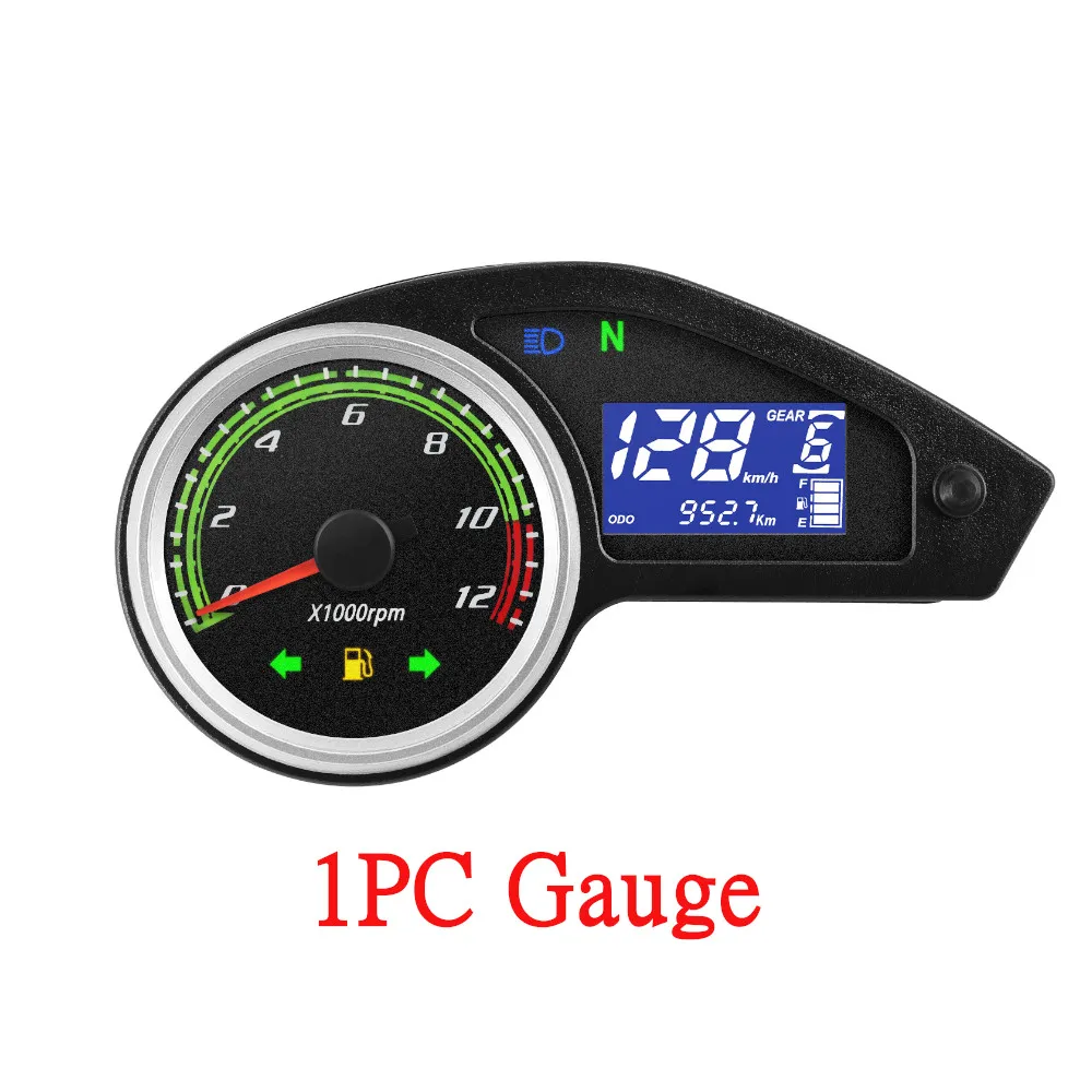 DHgate.com:2024 NewUniversal Motorcycle Gauge: LCD Digital Speedometer ...