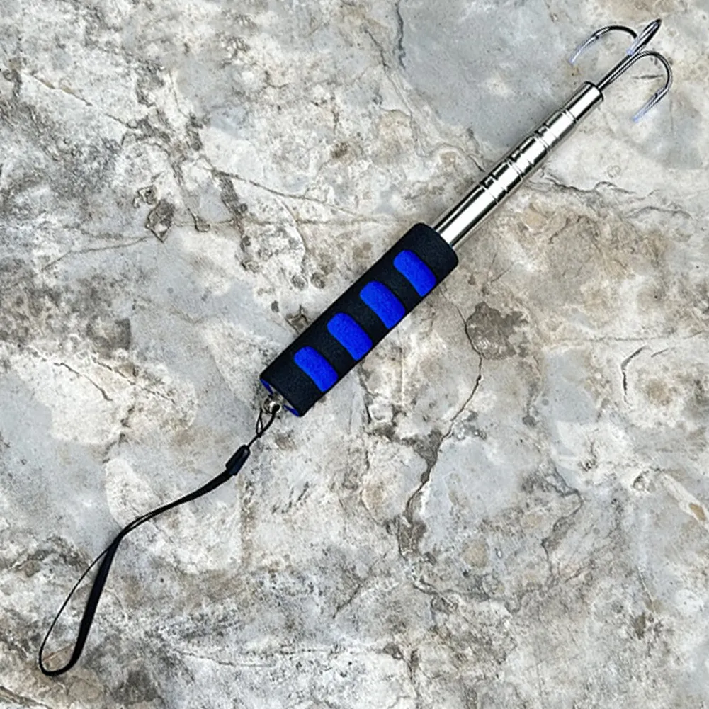 Telescopic Fishing Gaff Retractable Hand Fish Gaff with EVA Handle ...