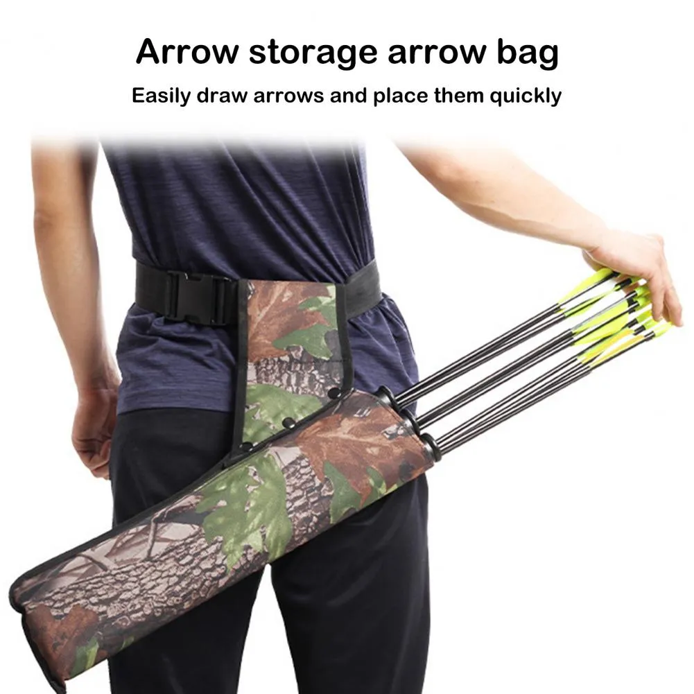 Bow Organizer Durable Oxford Cloth Arrow Bag with Adjustable Three-Tube ...
