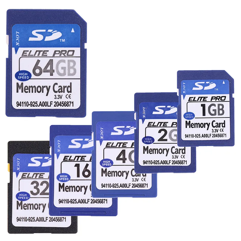 1GB SD Memory Card To 64GB SD Card Secure Digital Flash Memory Card ...