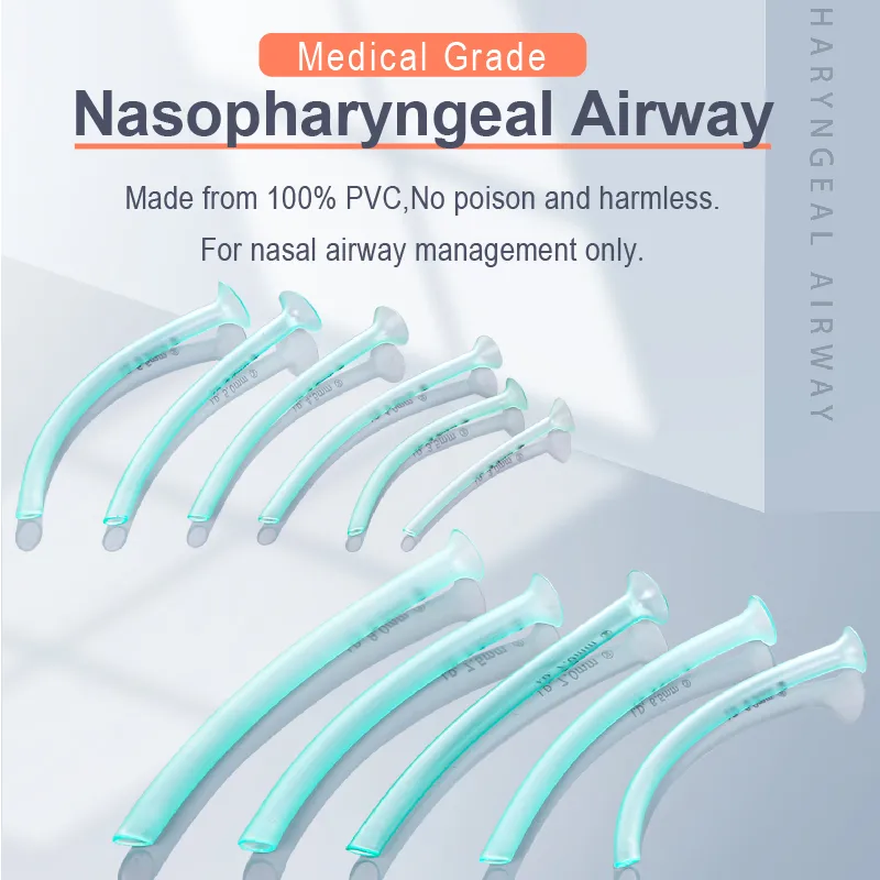 Disposable Nasopharyngeal Airway Kit - Multiple Sizes, Sterile NPA Sets ...