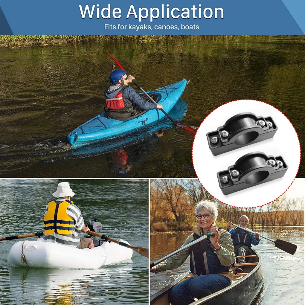 Upgraded Kayak Outrigger Bracket, 2-Piece Pole Holder Stabilizer ...