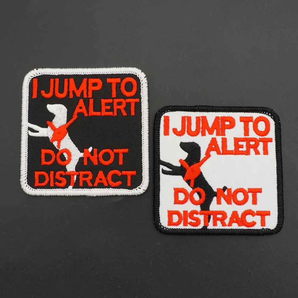 Service Dog Alert Patch Set - Embroidered Medical Dog Badge with Hook ...