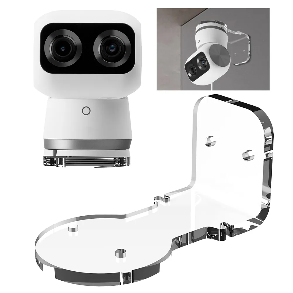 4-Pack Sturdy Acrylic Wall Mount Holder for Eufy Indoor Cam S350, No ...