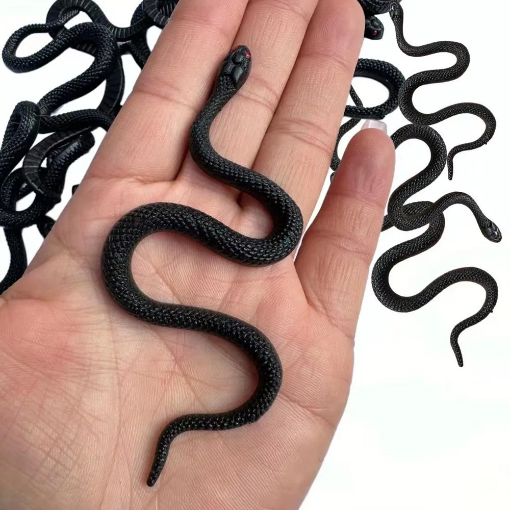 Halloween Flexible Fake Rubber Snake Prank Prop: Realistic, Lightweight ...