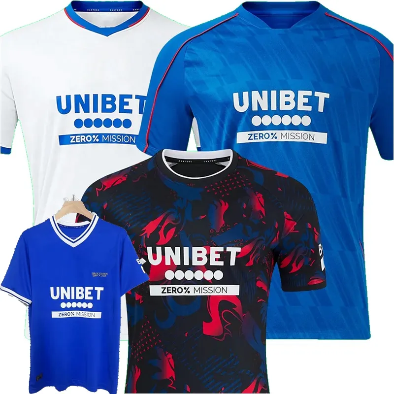 Rangers Soccer T Shirts 2022 2025 Men's And Kids Football Shirt With ...