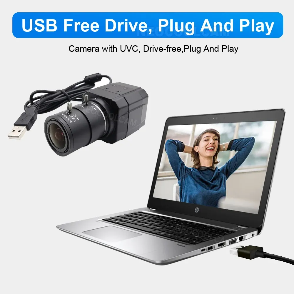 USB Desktop Camera Full HD 2K 4MP Mini Metal Box Webcam, UVC OTG PC 4K ...