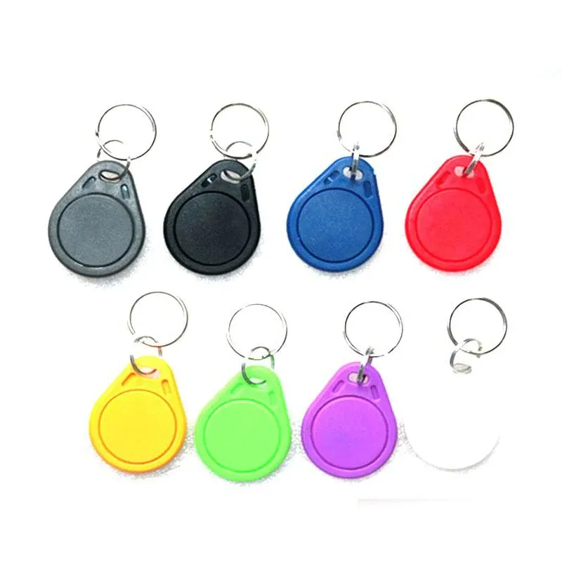 5YOA Pack of 100 RFID Key Fobs, 13.56MHz Duplicator Copy IC Tag Token ...