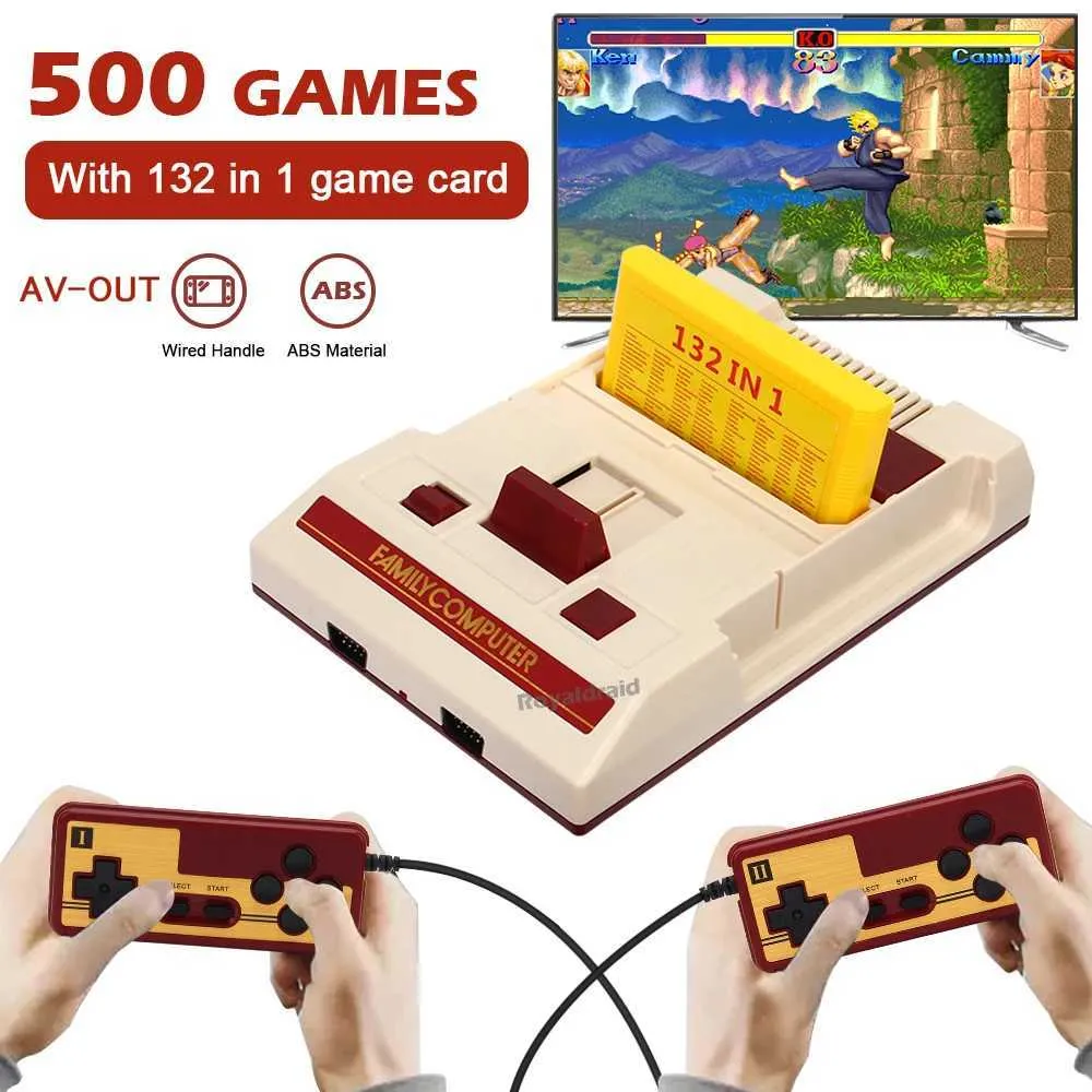 8-Bit FC Video Game Console with 632+ Built-In Classic Games, Home ...
